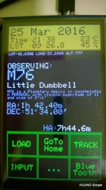 rDUINOScope, descubre el espacio con tu telescopio y Arduino