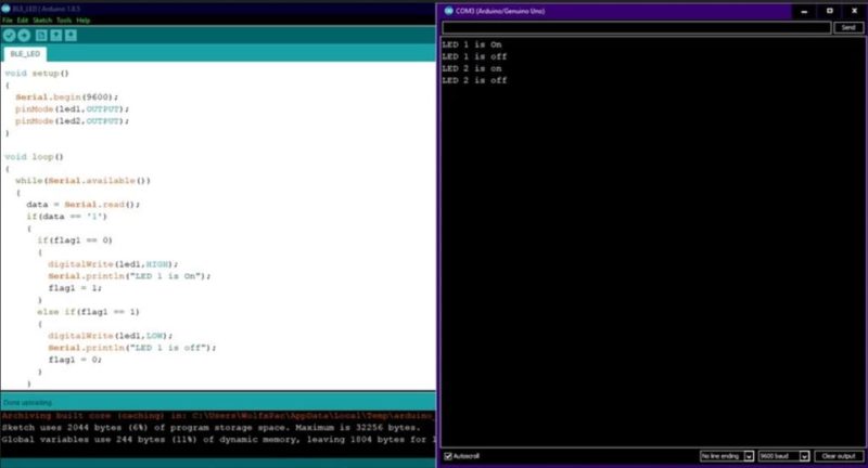 🚀 Cómo controlar los LEDs con Arduino a través de Bluetooth